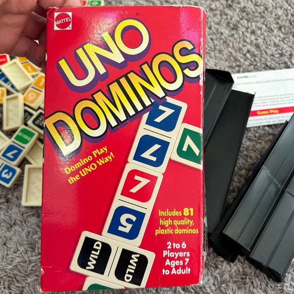 Mattel | Games | Mattel Uno Dominos Game 2 Great Classic Games Uno ...